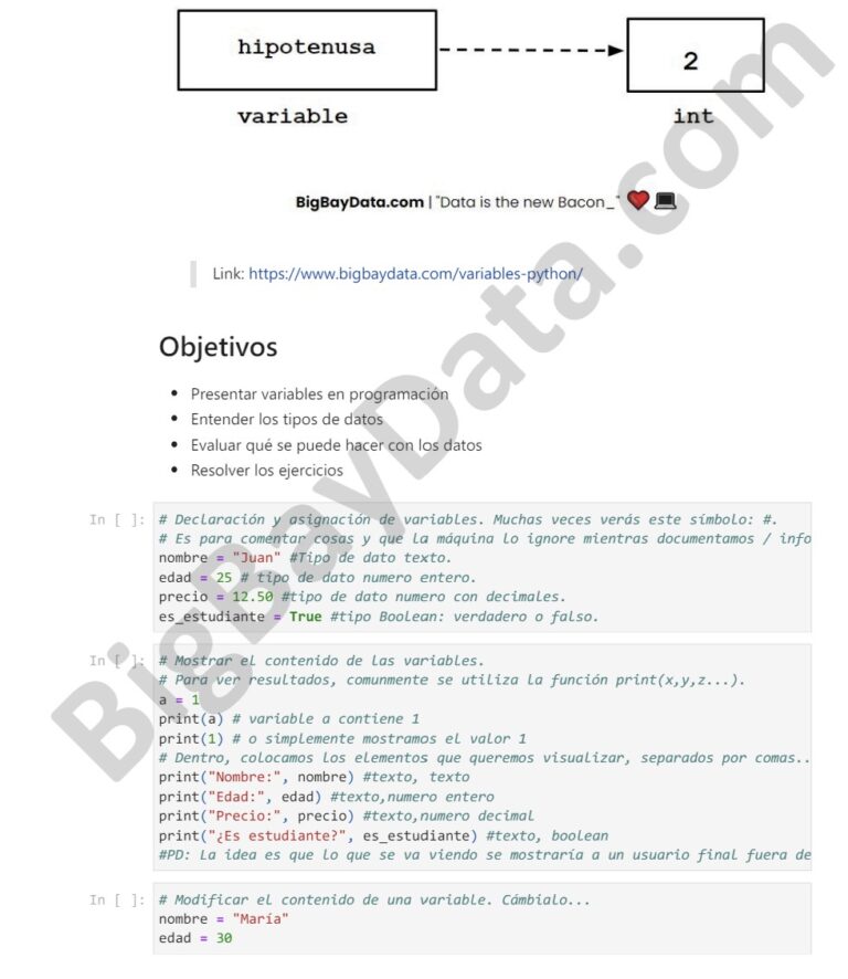 Ejercicios resueltos Python PDF 2025 - BigBayData.com